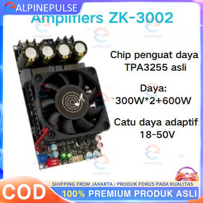 Jual [ZK-3002] TPA3255 Amplifier Class D Stereo BTL Bridge Hifi HD ...