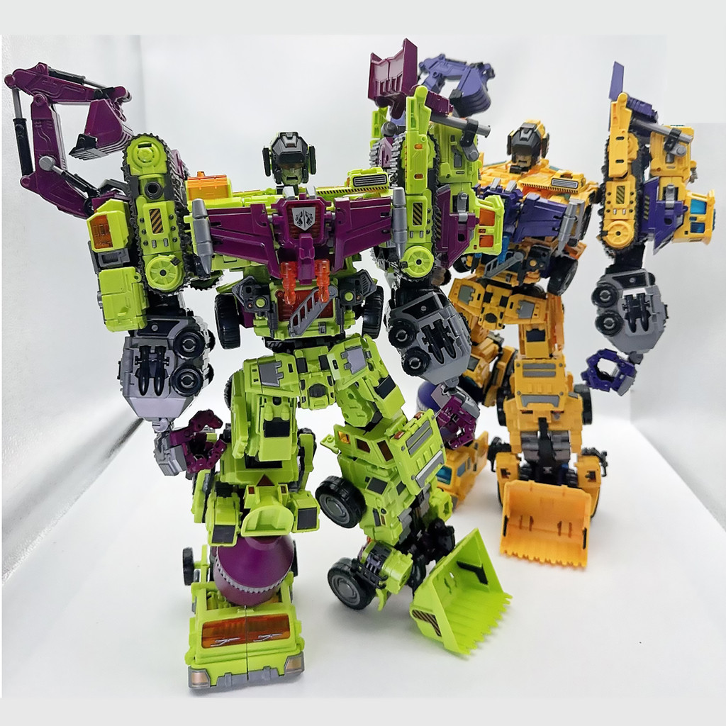 Jual NBK 6 IN 1 42CM Devastator Toy Transformation KO Robot Car ...