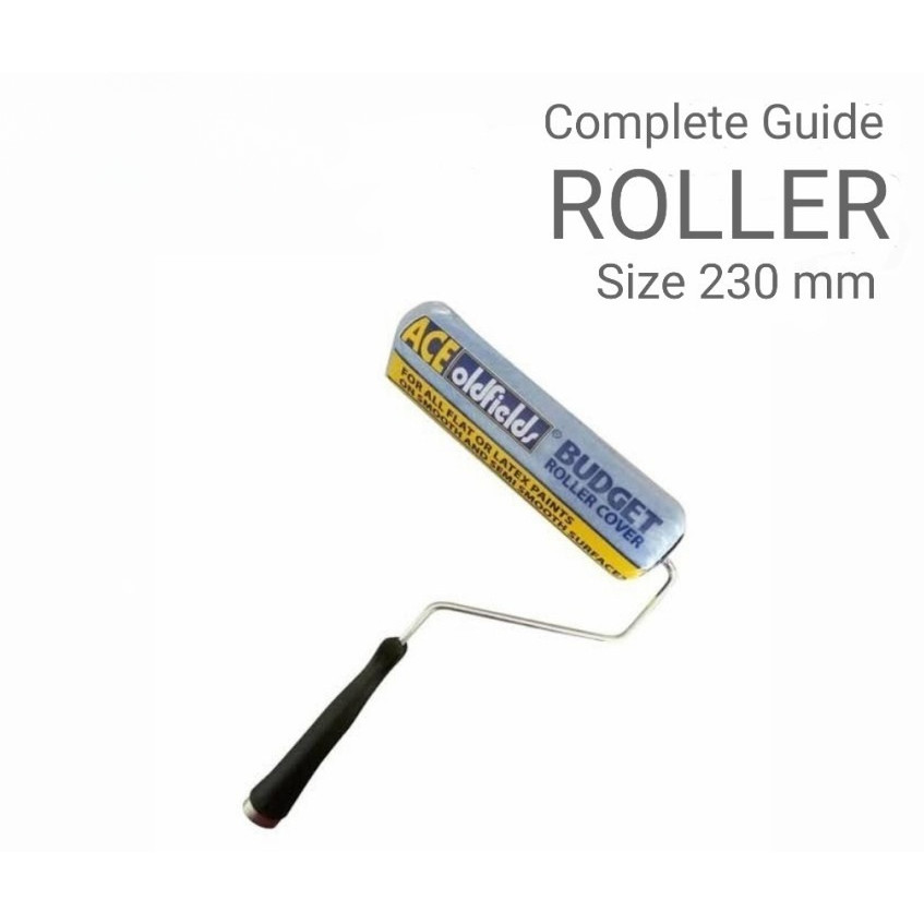 Jual Kuas Roll Cat Tembok Rol Kayu Besi Lantai Roller Paint | Shopee ...