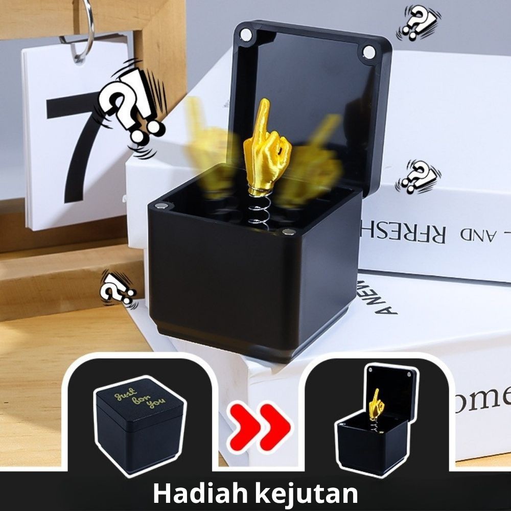 Jual Hadiah Prank Menarik Jari Tengah dalam Kotak Hadiah Kreatif ...