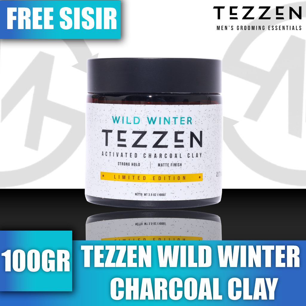 Jual Tezzen Wild Winter Activated Charcoal Clay ( Limited Edition ) Big ...