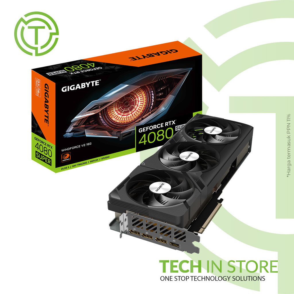 Jual VGA Card Gigabyte GeForce RTX 4080 SUPER WINDFORCE V2 16G - 16GB ...