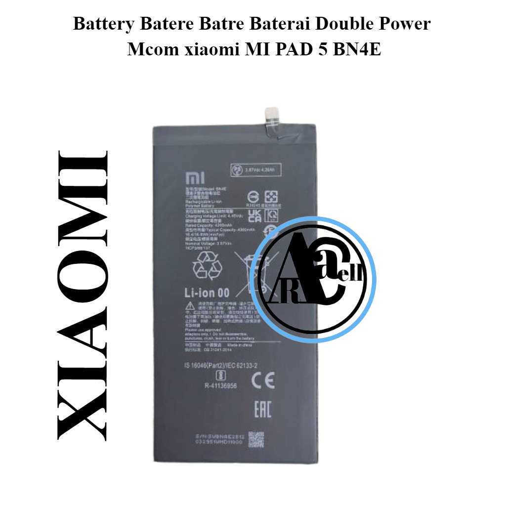 Jual Battery Batere Batre Baterai Double Power Mcom xiaomi MI PAD 5 BN4E Original | Shopee Indonesia