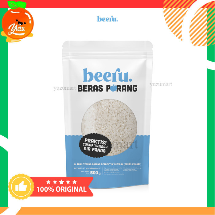 Jual Beeru BERAS PORANG Seduh Instant Rendah Gula Kalori - Nasi Porang ...