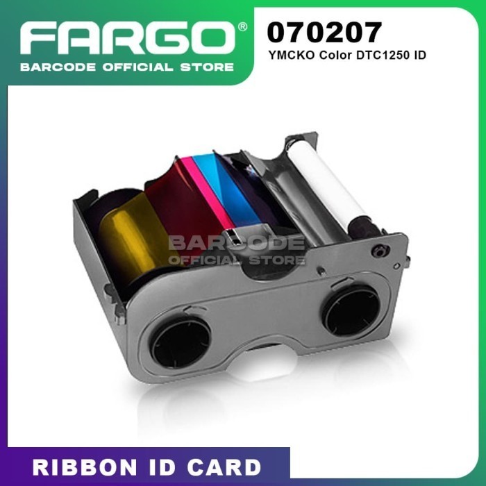 Jual RIBBON WARNA COLOR FARGO DTC1250ID | PN : 70207 YMCKO ( 070207 ...