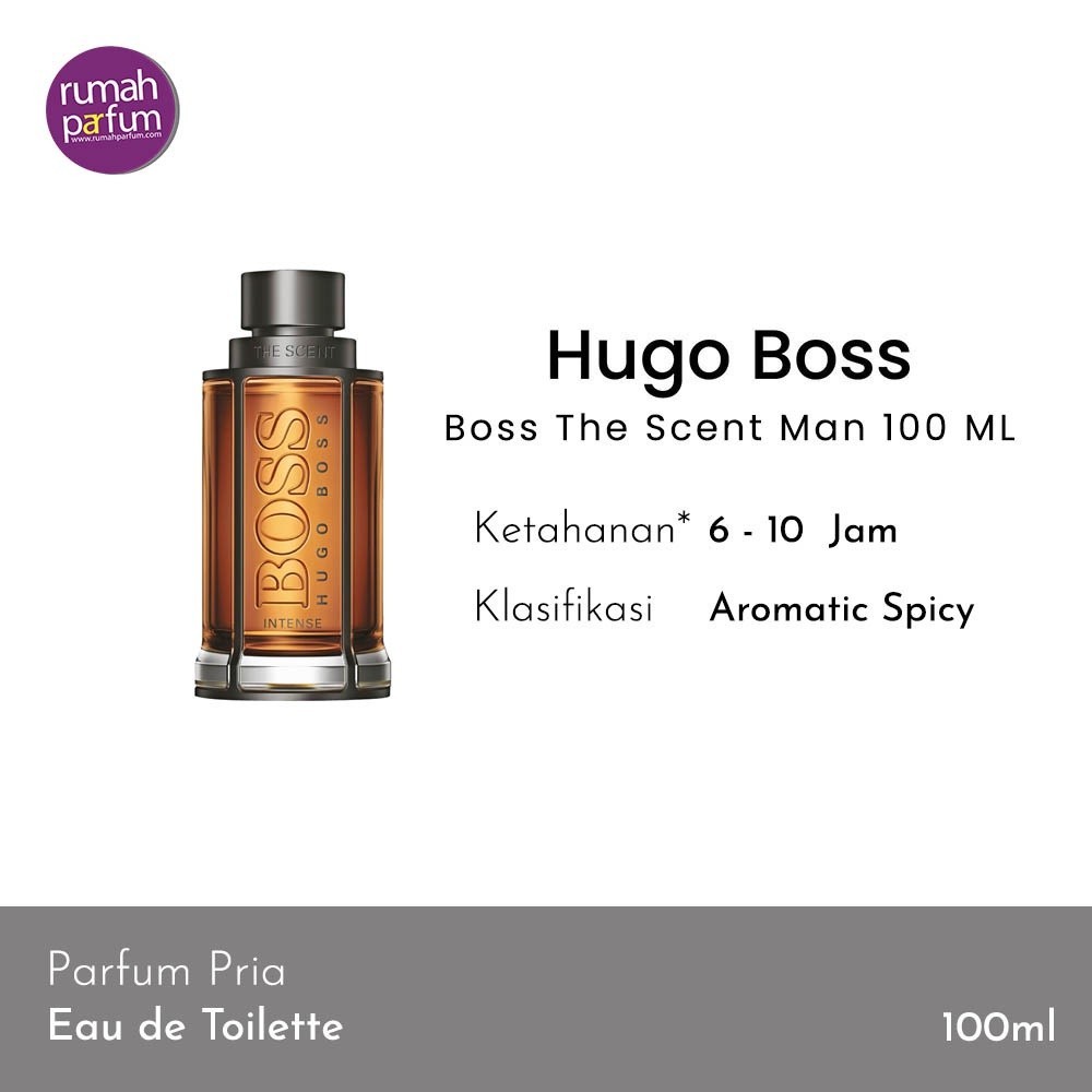Jual Parfum Pria Hugo Boss Boss The Scent Man (100 mL) Perfume Cowok ...