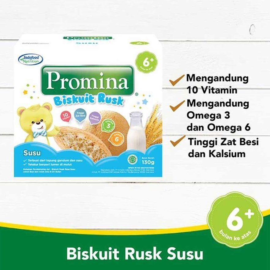 Jual Promina Biskuit Rusk Susu | Shopee Indonesia