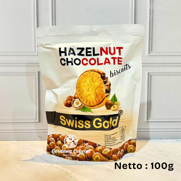 Jual Swiss Gold Hazelnut Biscuit Biskuit Hazelnut Milk White Chocolate ...
