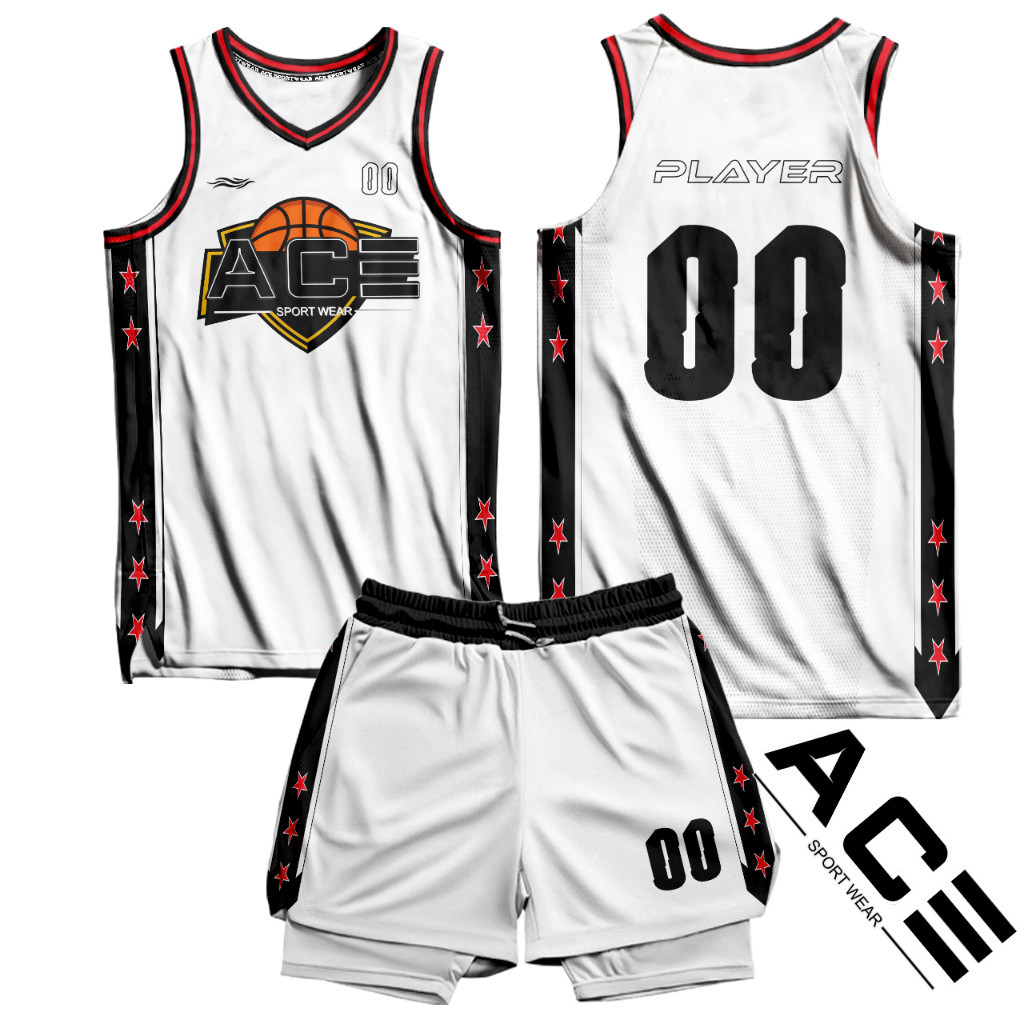 Jual Jersey Basket Putih Costum | Shopee Indonesia