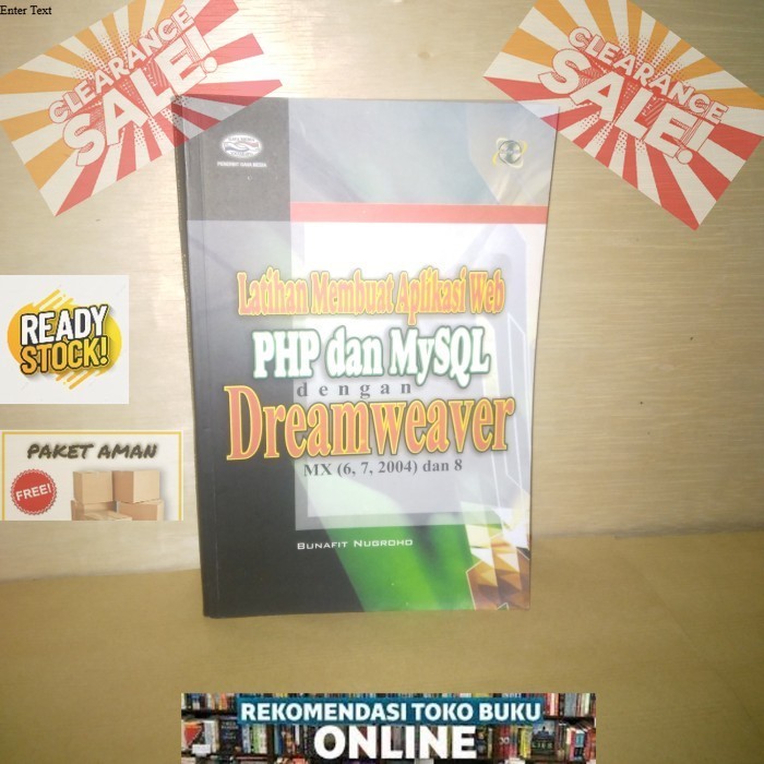 Jual latihan membuat aplikasi Word PHP dan MySQL dengan drain web Weaver | Shopee Indonesia