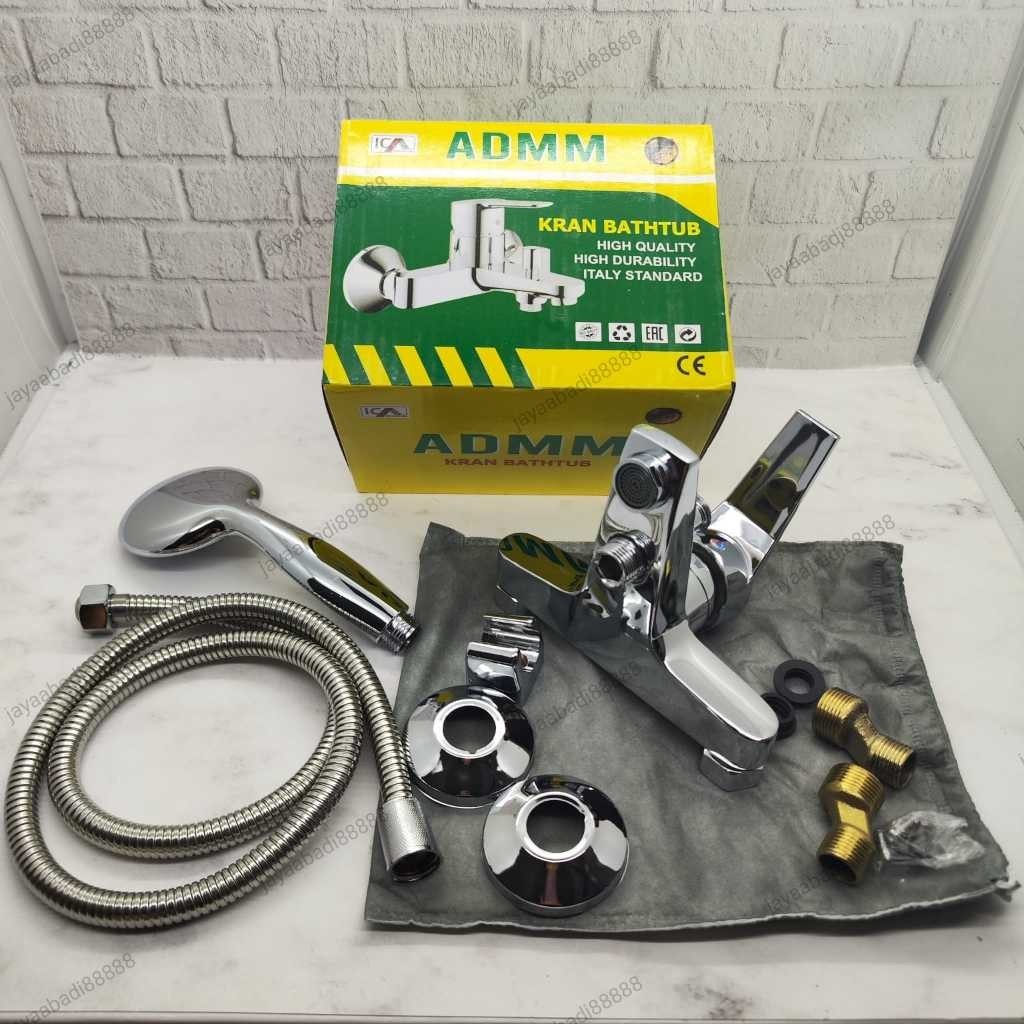 Jual Kran Bath Tube Panas Dingin Chrome merek ADMM | Shopee Indonesia