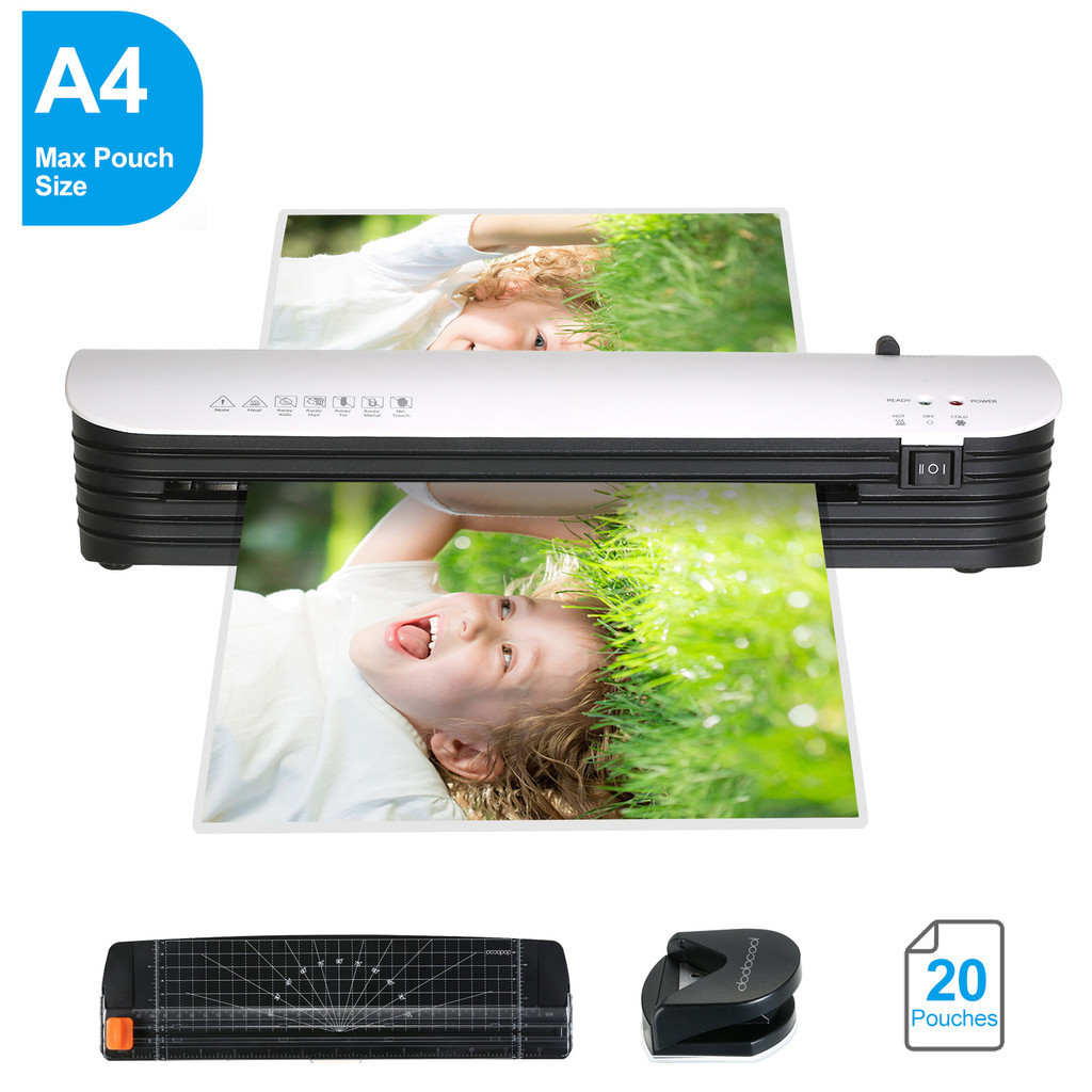 Jual SL299 Laminator Machine Set A4 Hot and Cold Lamination 2 Roller ...