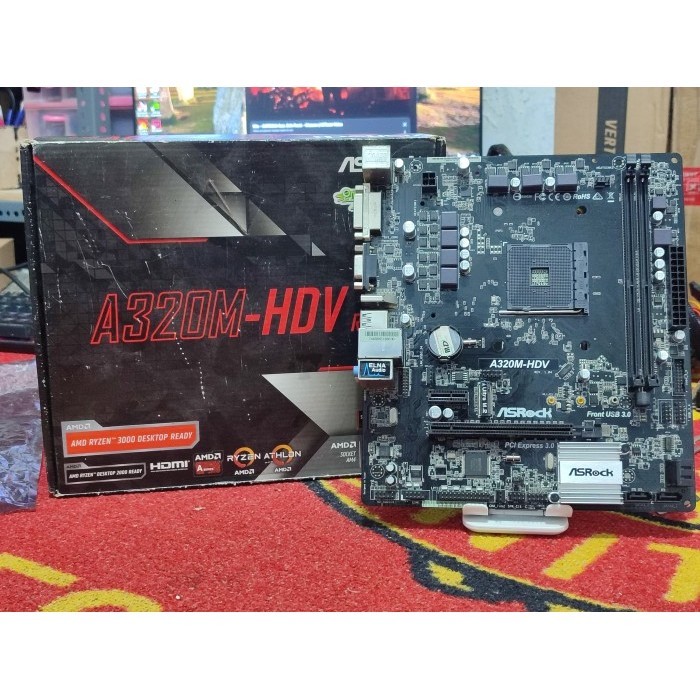 Jual Motherboard ASRock A320M HDV AMD Ryzen SOCKET AM4 Chipset A320 ...