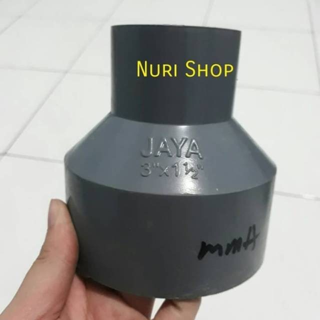 Jual Reducer pvc 3" x 1 1/2"/ reducibg socket/ sok/ vlok sok/ verlop ...