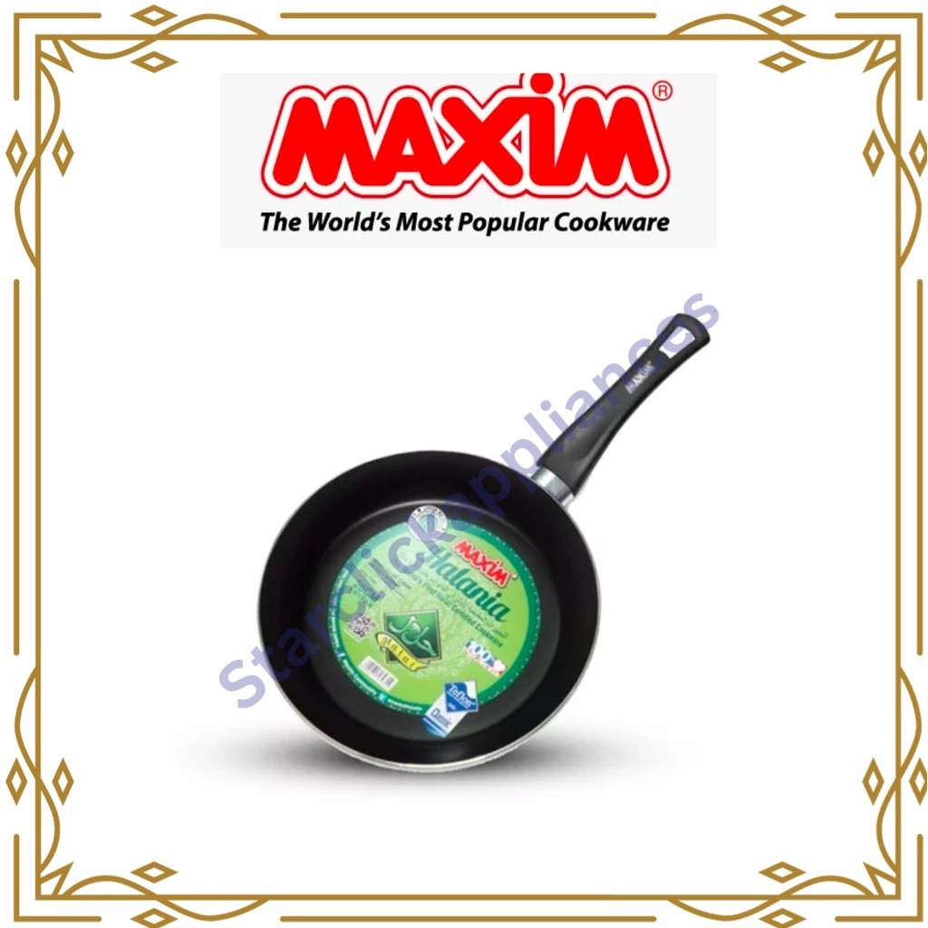 Jual [BARU 2024] MAXIM New Halania Fry Pan Teflon Penggorengan Anti ...