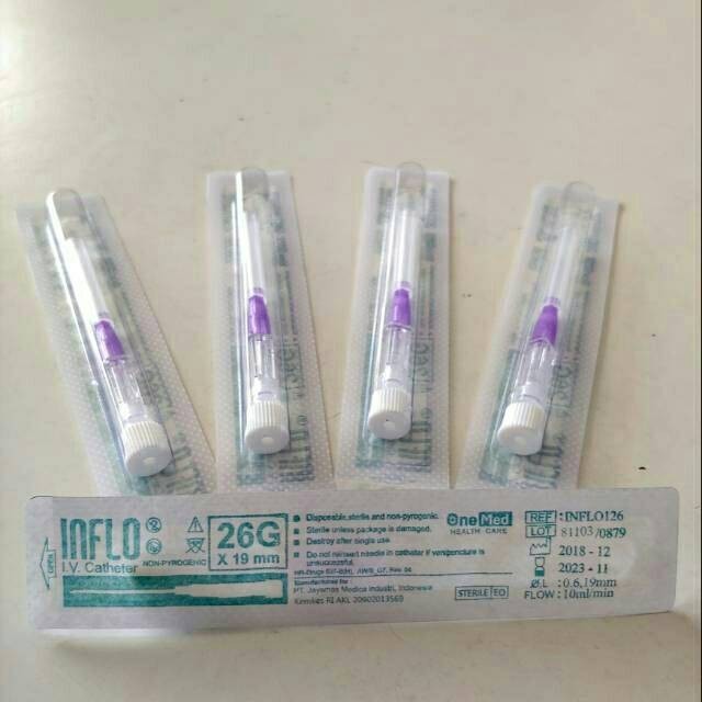Jual Inflo Iv Catheter 26G Onemed Abbocath | Shopee Indonesia