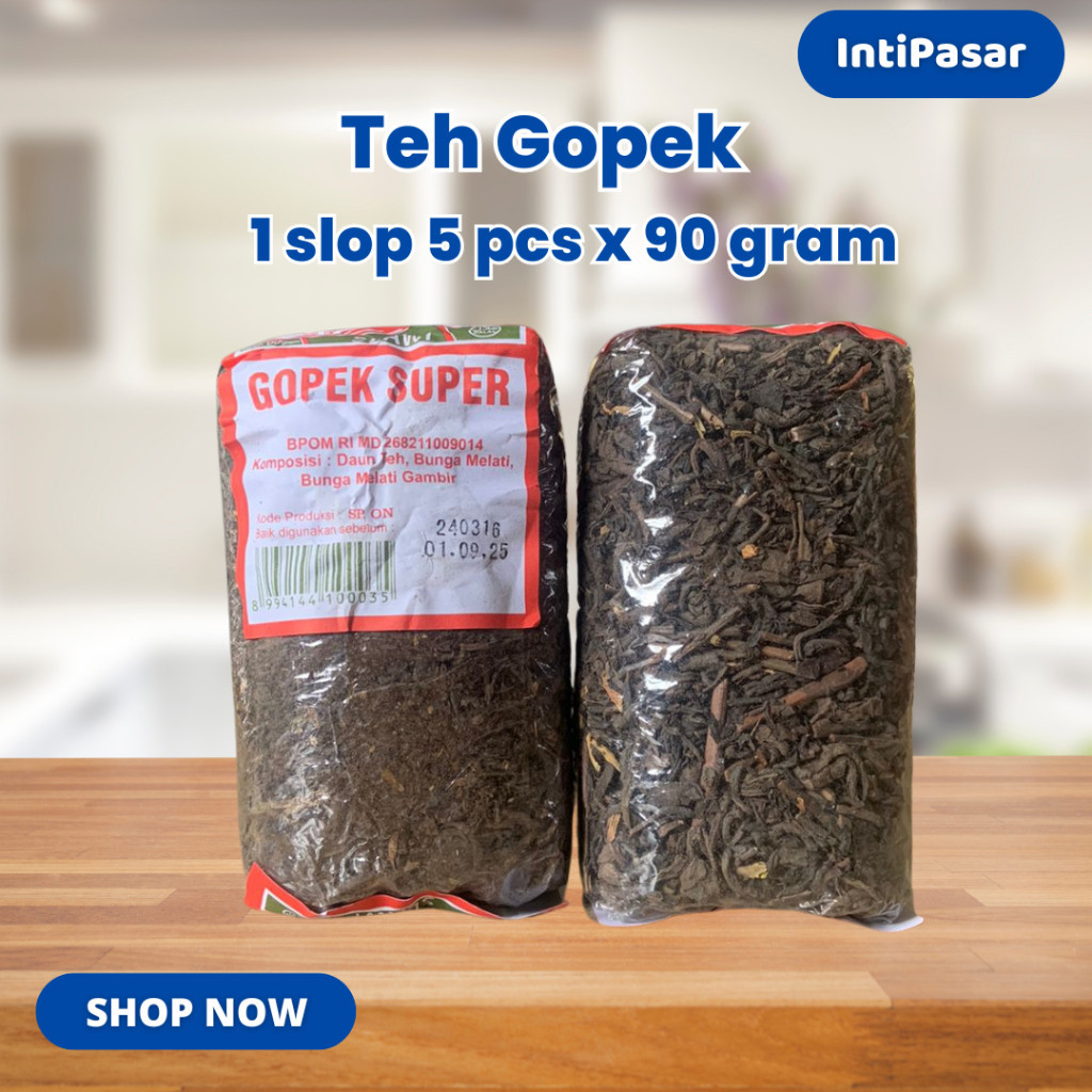 Jual Teh Gopek Slawi Super 90gr isi 5 pcs | Shopee Indonesia