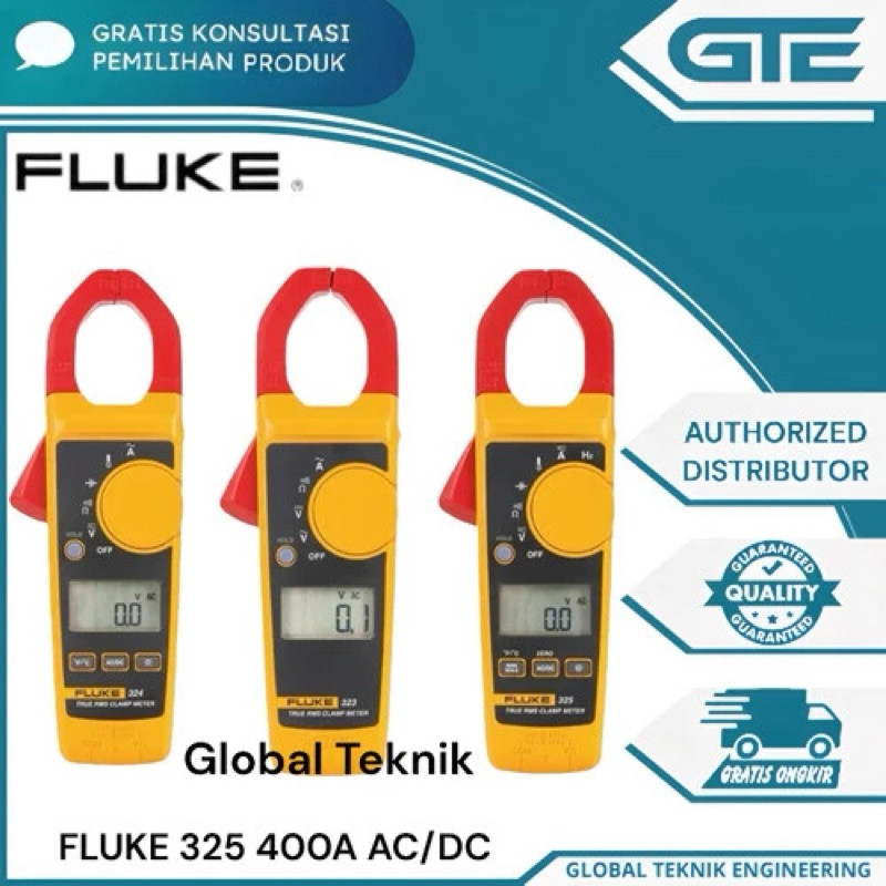 Jual FLUKE 325 400A AC/DC TRUE RMS CLAMP METER ESPR | Shopee Indonesia