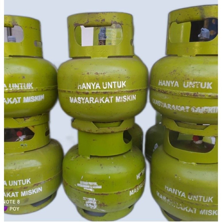 Jual IN22BM Tabung Gas hijau-Tabung gas 3 kg-tabung melon (sudah ...