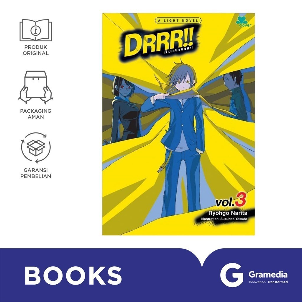 Jual Pre Order DRRR!! Durarara!! volume 3 (Ryohgo Narita) | Shopee ...