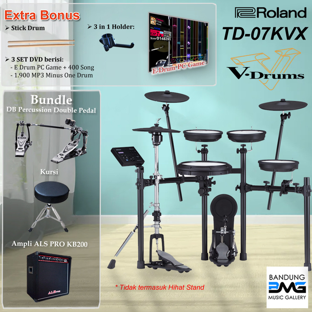 Jual Roland TD 07KVX Drum Elektrik / TD07KVX / TD07 KVX V Drums | Shopee Indonesia