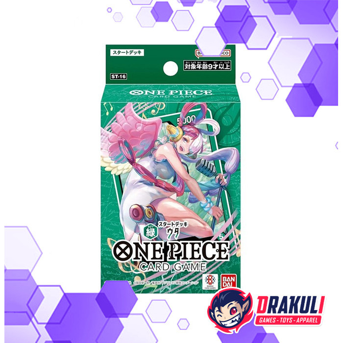 Jual One Piece Card Game Starter Deck - Uta ST-16 (Japanese) | Shopee ...