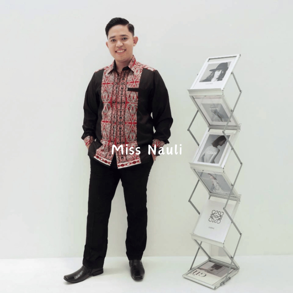 Jual Kemeja Pria Ulos Batik Batak Premium - Kemeja Tenun Etnik Nusantara by Miss Nauli | Shopee ...