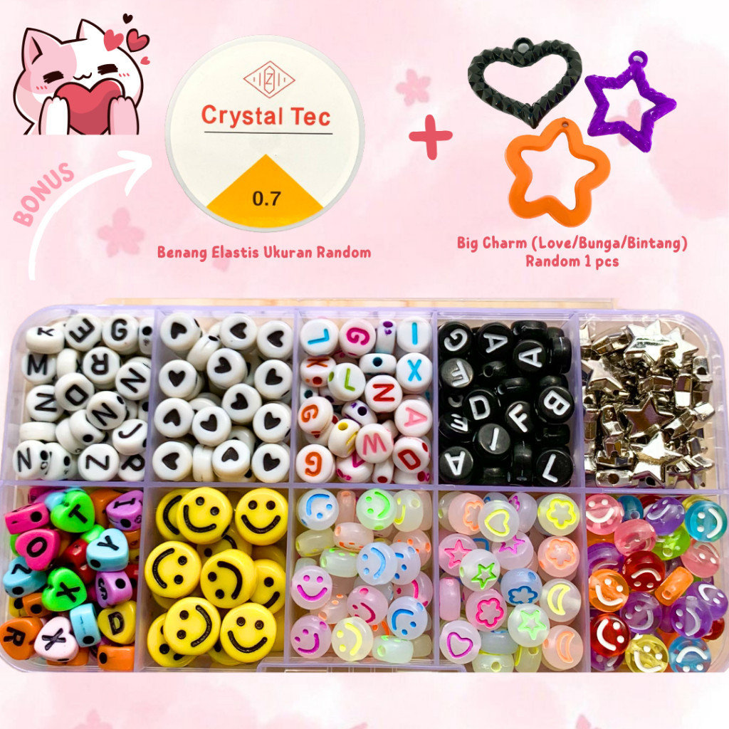 Jual Set DIY Manik Manik Set Aesthetic - 1 Set DIY Manik Manik - Manik ...