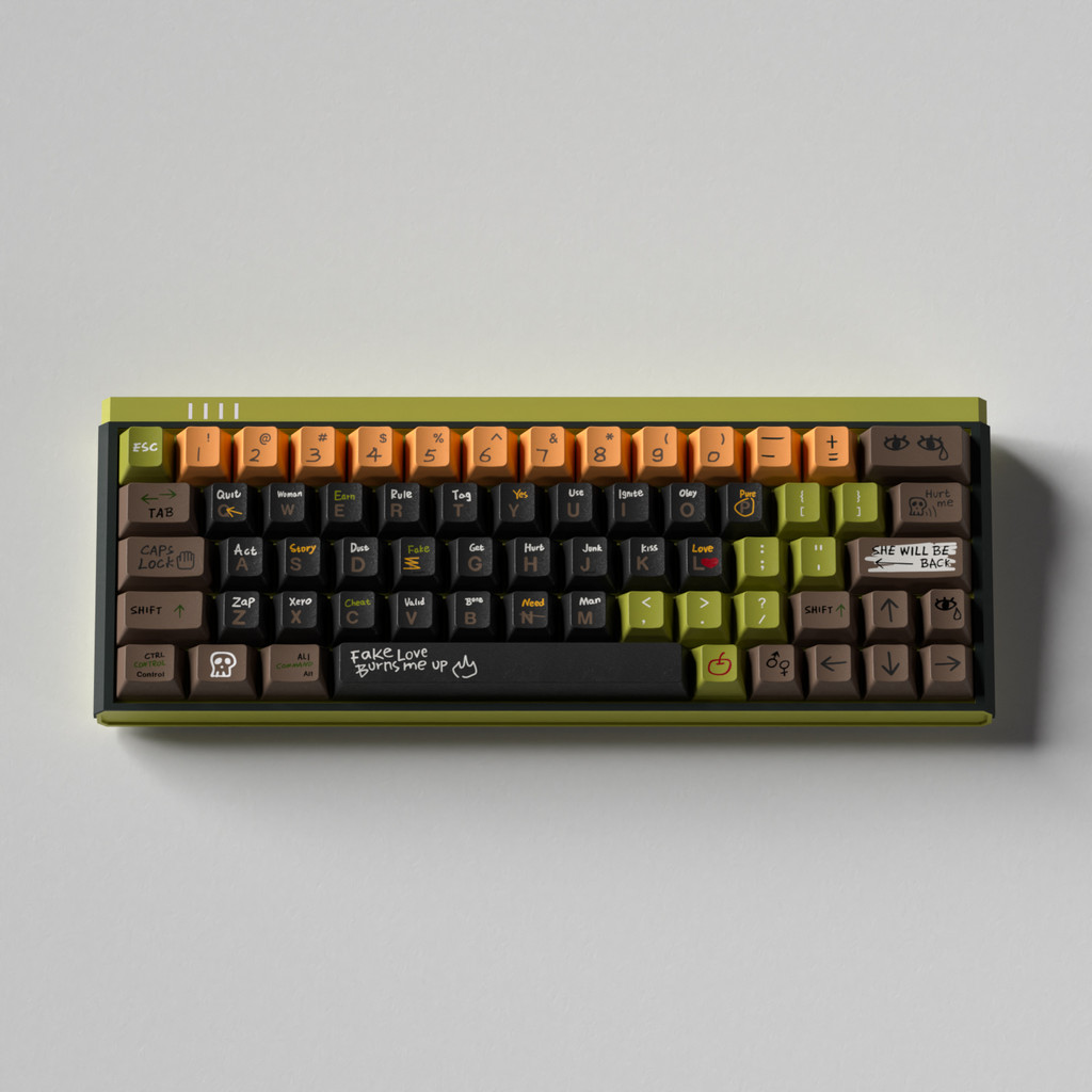 Jual Yongqiu Love story Keycaps Tema Kisah Cinta PBT Cherry Profile ...
