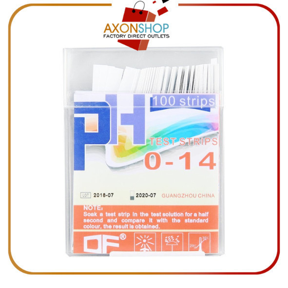 Jual Test Strips Paper Litmus BOX PH Tester Kertas Lakmus 0-14 100 ...