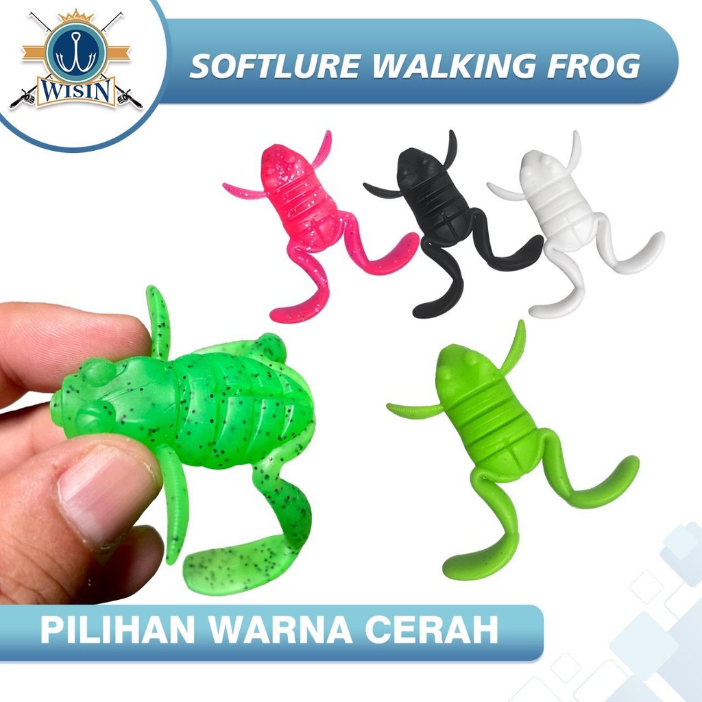 Jual WISIN Umpan katak berkaki tendangan 3.7cm/5g 4.7cm/10g /5 warna ...