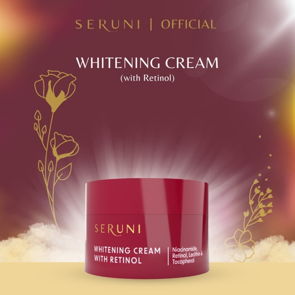 Jual Seruni - Whitening Cream With Retinol - Untuk Membantu Menyamarkan ...