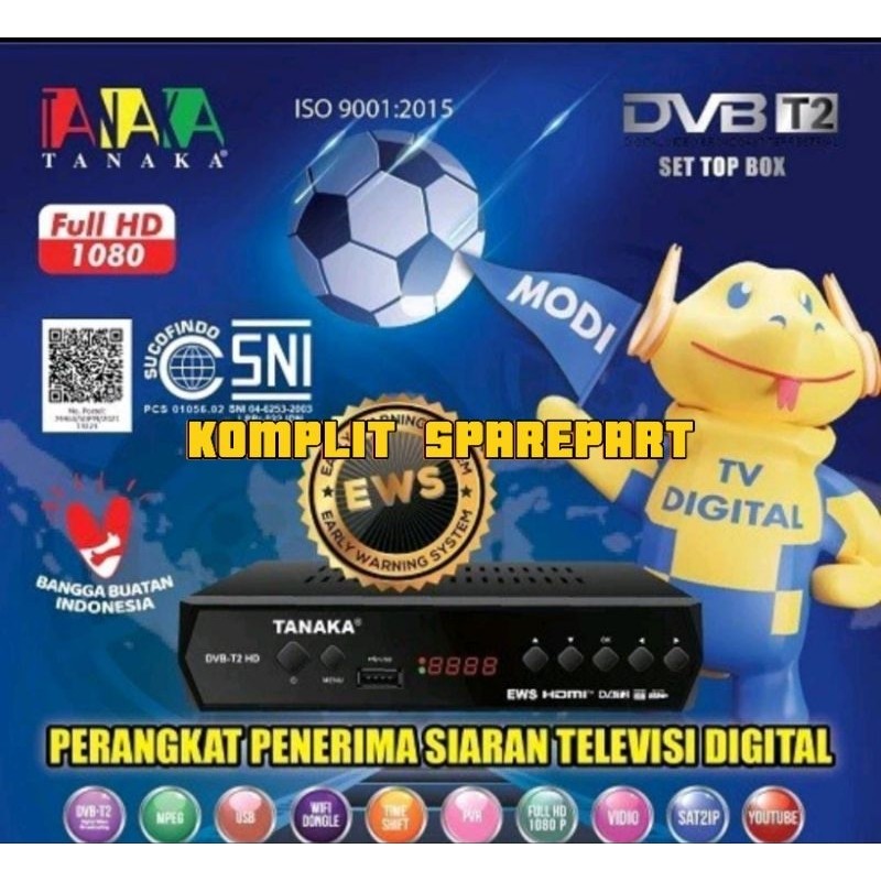 Jual SET TOP BOX TANAKA T2/STB TANAKA DVB T2 | Shopee Indonesia