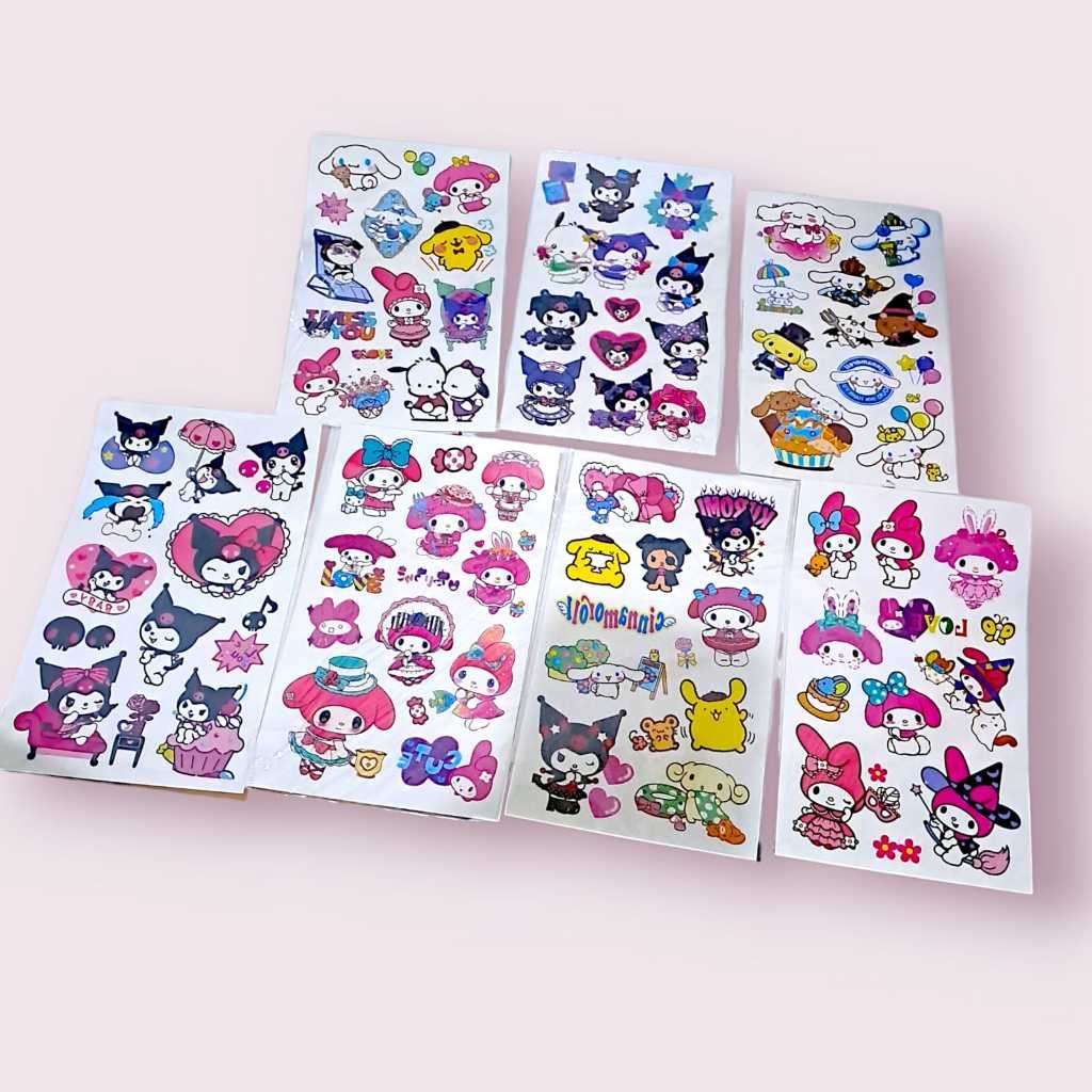 Jual Tatto Sticker Temporer Anak Motif Sanrio / Labubu Tatto Sticker ...