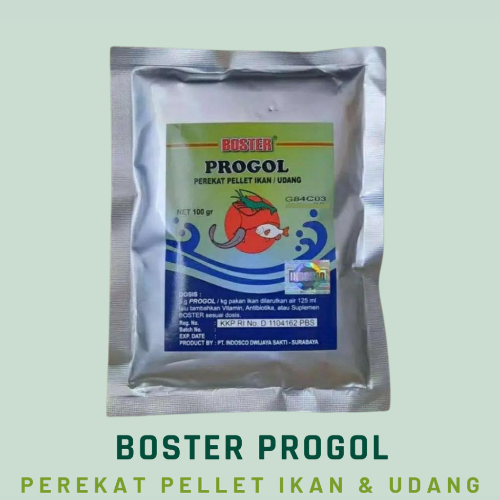 Jual BOSTER PROGOL Uk. 100gr Perekat Pakan Ikan & Udang | Shopee Indonesia