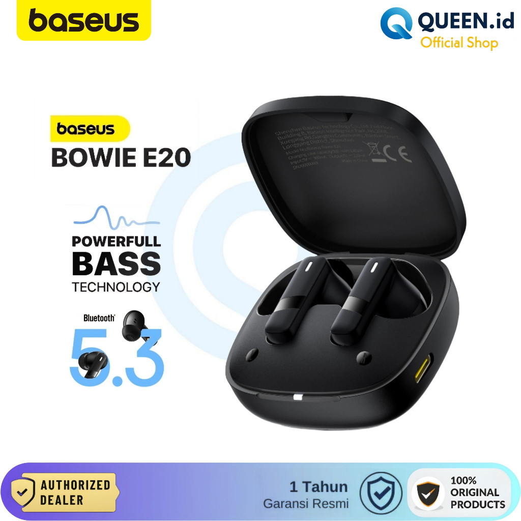 Jual Baseus Bowie E20 TWS True Wireless Earbuds Headset Bluetooth 5.3 ...