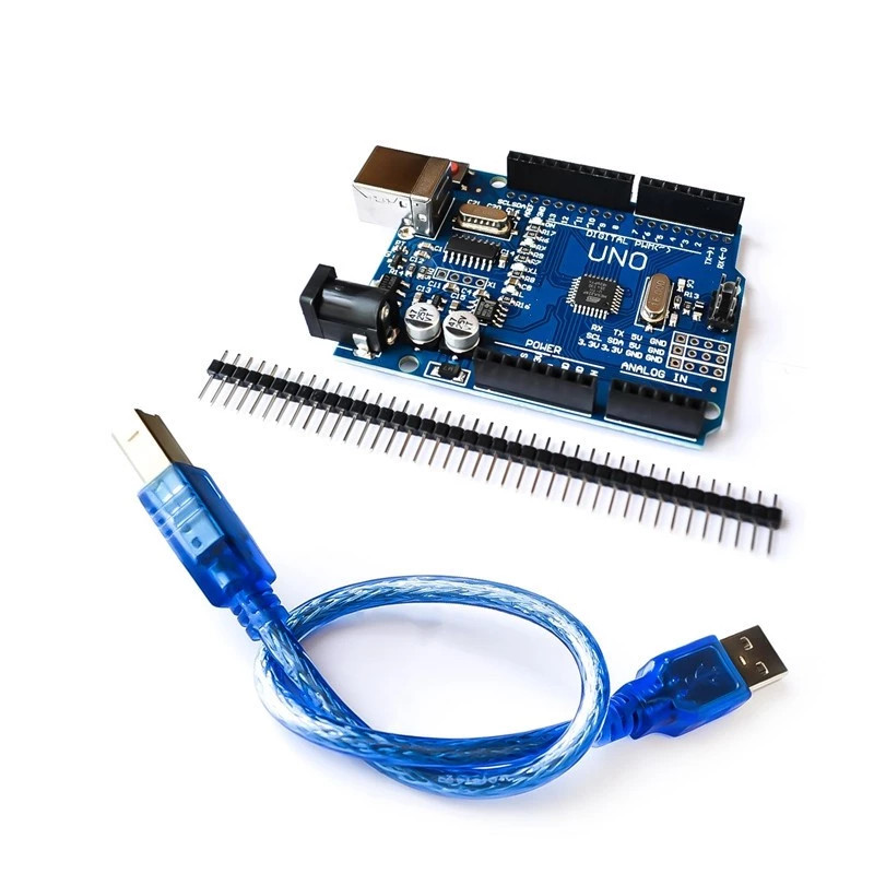 Jual 024 Uno R3 - Arduino Uno Complatible Atmega328p CH340 dengan Kabel Cable SMD version ...