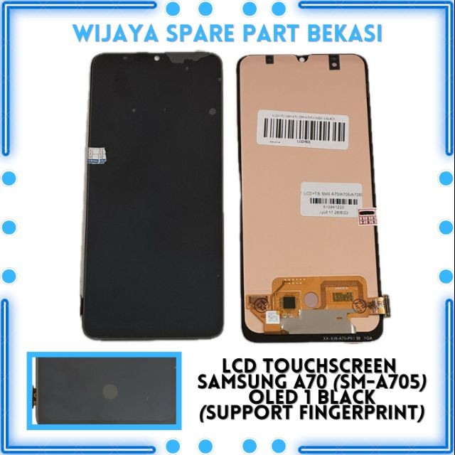 Jual LCD TS SAMSUNG A70 OLED 1 SMALL DISPLAY|SUPPORT FINGERPRINT (SM ...