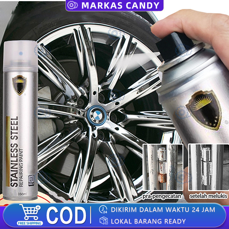 Jual Cat Semprot Chrome 350ml Chrome Spray Pain Warna Chrome Krum ...