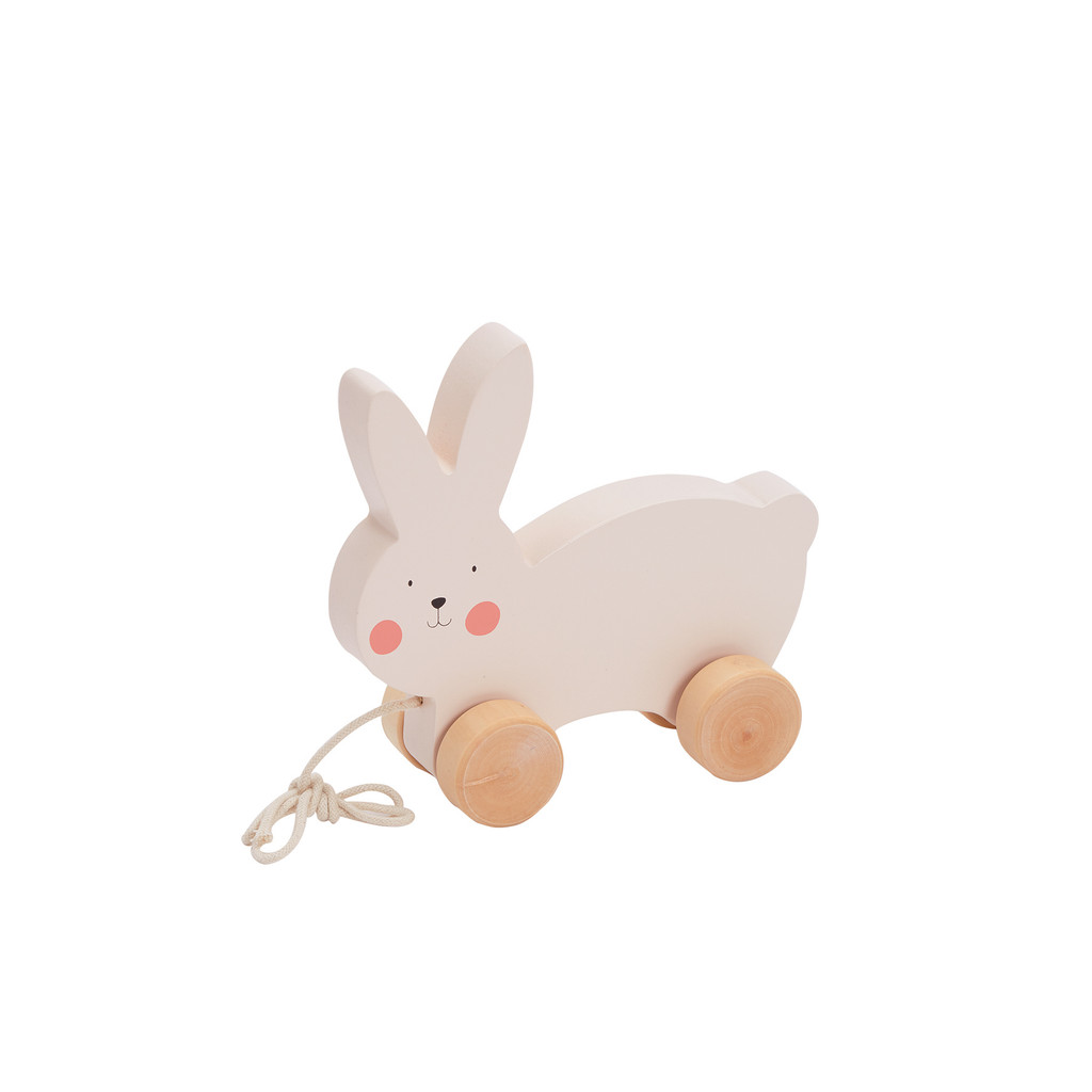 Jual BUBBLE Wooden Rabbit Pull Along | Mainan Anak | Shopee Indonesia
