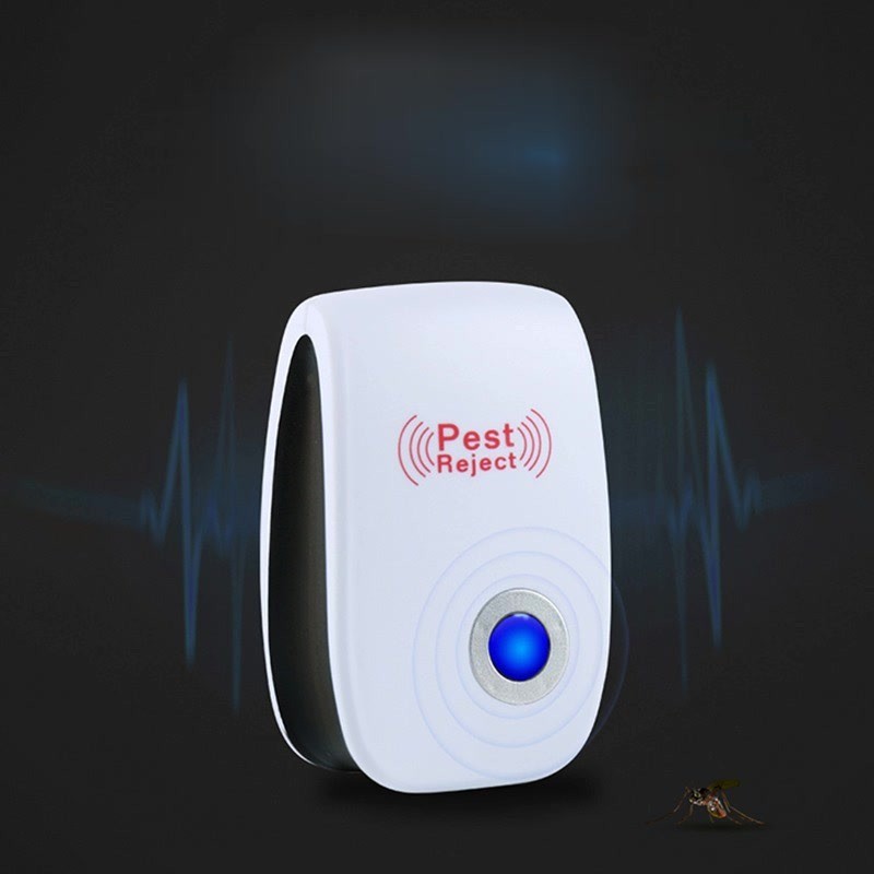 Jual Electronic Ultrasonic Pest Reject Bug Mosquito Cockroach Mouse ...