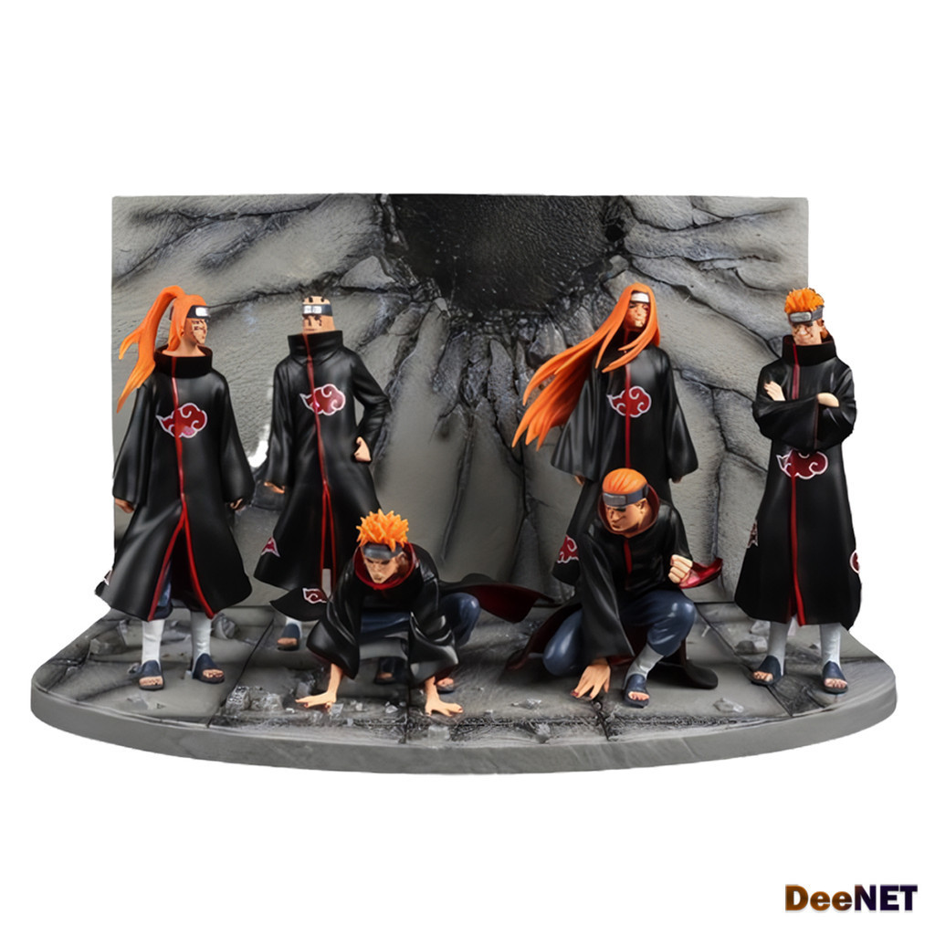 Jual Team Akatsuki Naruto Shippuden 35cm Action Figure D-ZMA138 ...