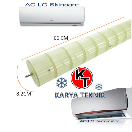 Jual BALING KIPAS INDOOR FAN BLOWER AC LG SKINCARE TERMINATOR 66CM X ...