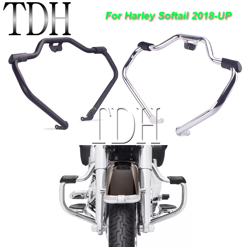 Jual Motorcycle Crash Engine Guard Bars For Softail 18-2023 Deluxe Fat ...