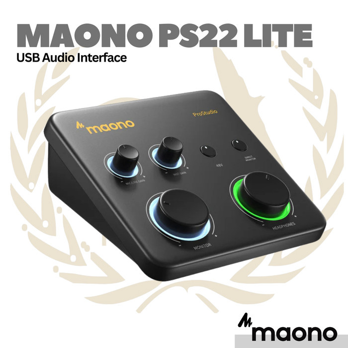 Jual Maono PS22 Lite USB Audio Interface - Soundcard Recording | Shopee ...