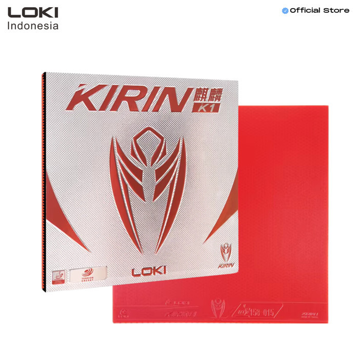 Jual LOKI KIRIN K1 Rubber Pingpong - Table Tennis - red | Shopee Indonesia
