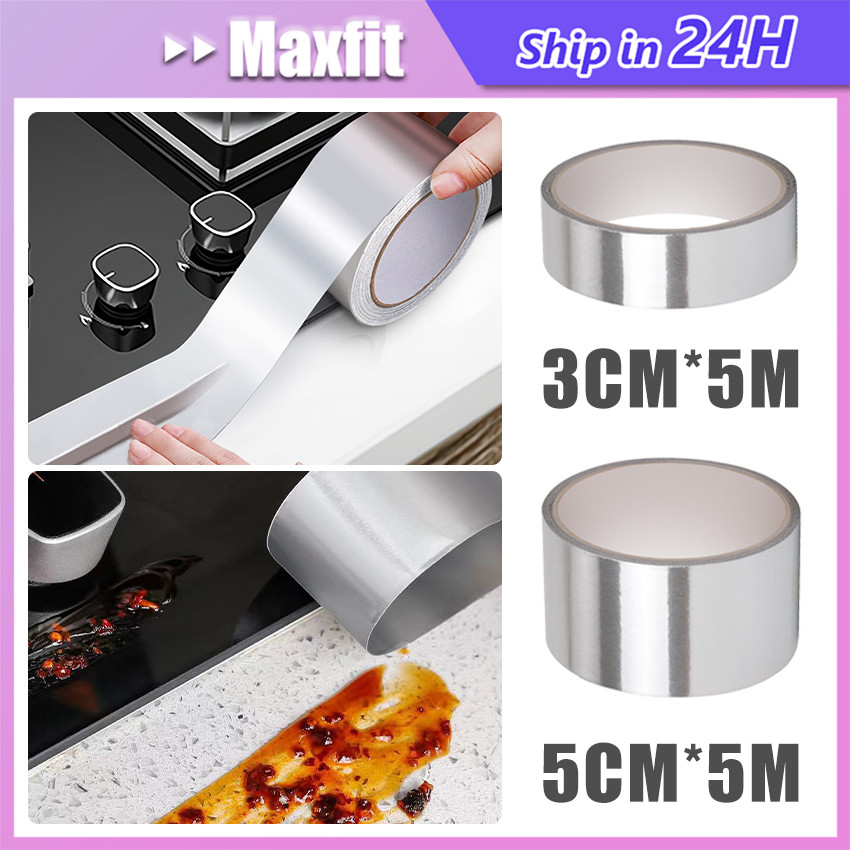 Jual Lakban Aluminium Foil Tape Tahan Panas & Air 3Cm*5M 5Cm*5M ...