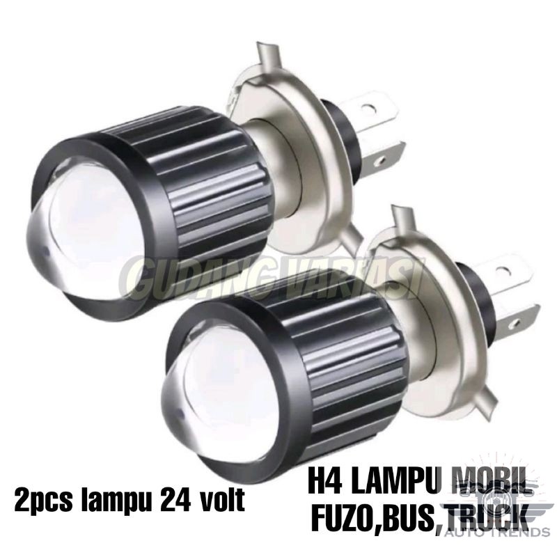 Jual PROMO 2 PCS LAMPU H4 || LAMPU LED DEPAN UTAMA H4 LASER PUTIH KUNING TRUCK BUS | Shopee ...