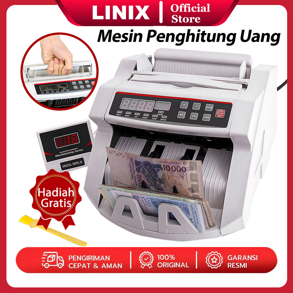 Jual Linix Mesin Penghitung Uang - Alat Hitung Uang Money Counter ...