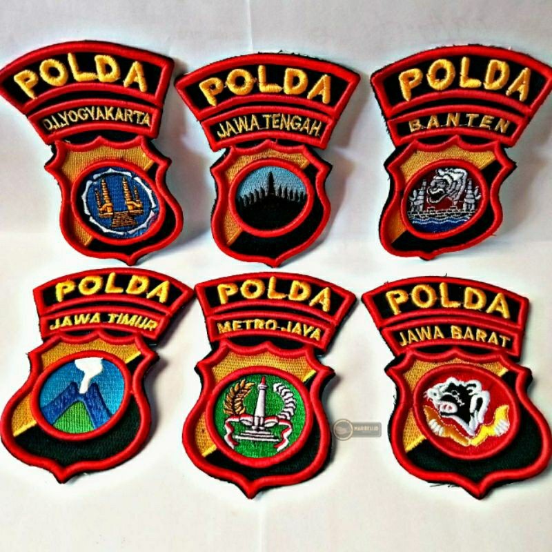 Jual PRODUK BARU DAN MURAH LOGO POLDA BORDIR TIMBUL 3D (PULAU JAWA ...